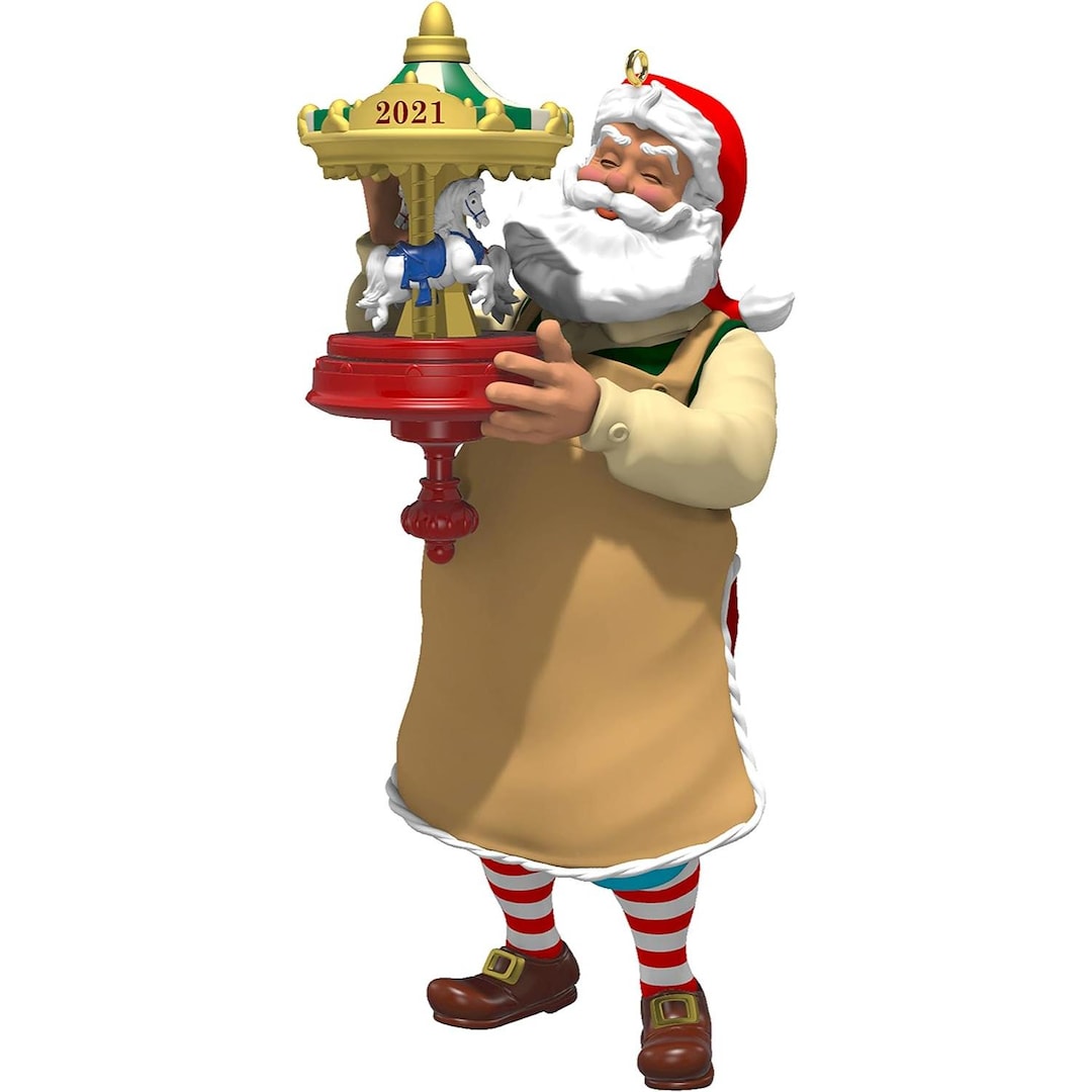 Toymaker Santa (santa Claus) Hallmark Keepsake Christmas Tree Ornament ...