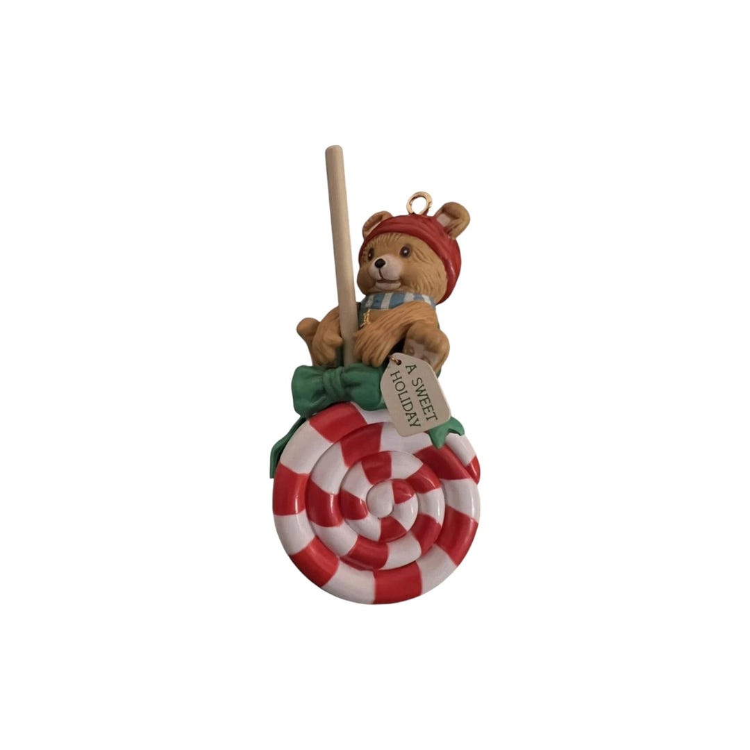 1991 Christmas Sweetie (teddy Bear) Vintage Carlton Cards Heirloom ...
