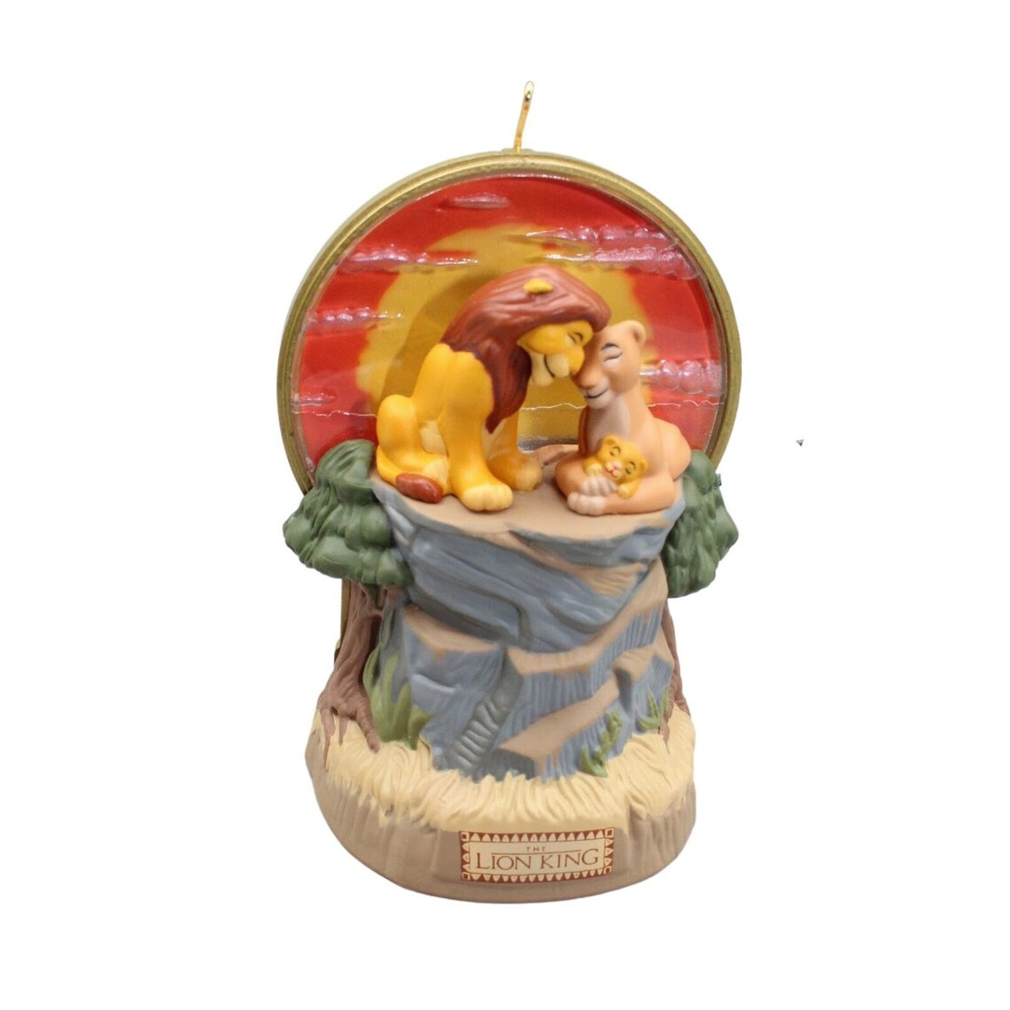1994 Simba Sarabi and Mufasa Hallmark Keepsake Christmas Tree Ornament QLX751-3 NIB New in Box ...
