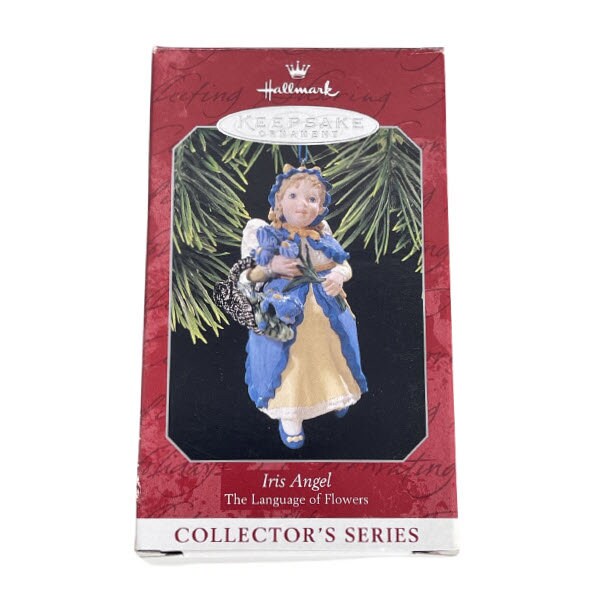 1998 Iris Angel the Lanugage of Flowers Hallmark Keepsake Christmas ...