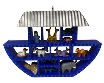 Noah's Ark noah's Ark Hallmark Keepsake Christmas Tree Ornament QXG4067 80s 90s One Vintage ...