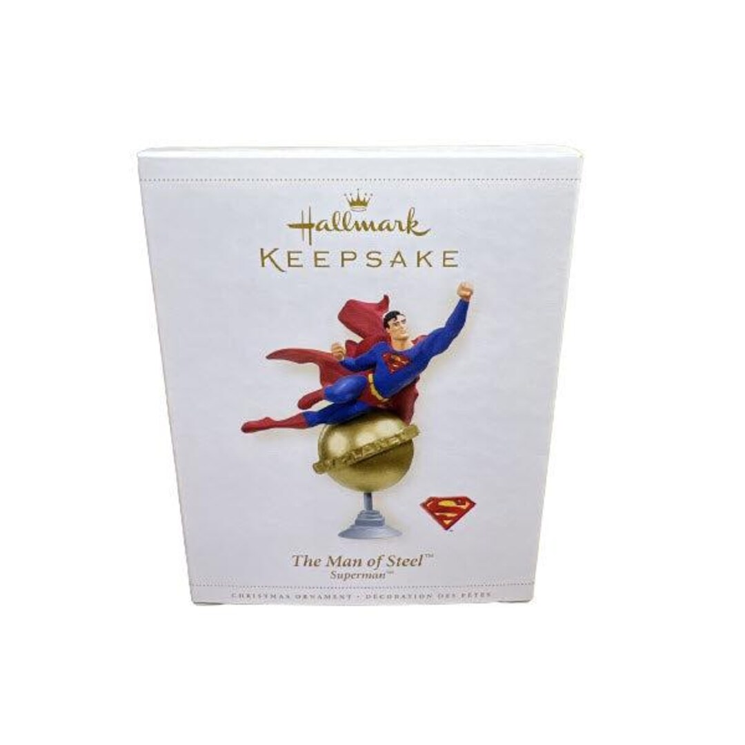 80s 90s One Vintage Ornament the Man of Steel (superman) Hallmark ...