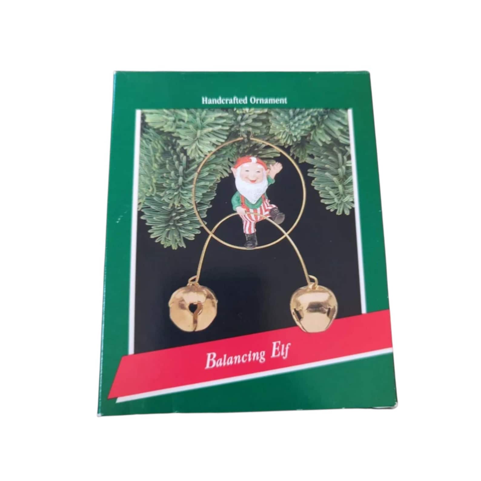 1989 Balacing Elf (elf) VINTAGE Hallmark Keepsake Collectible Christmas ...