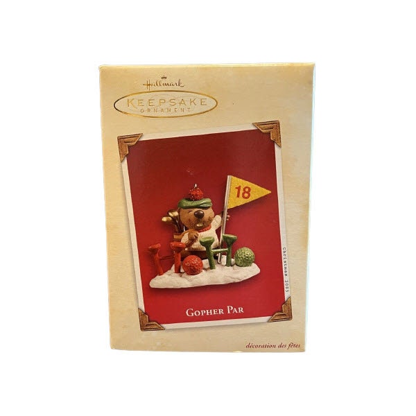 2003 Gopher Par gopher Hallmark Keepsake Christmas Tree Ornament ...