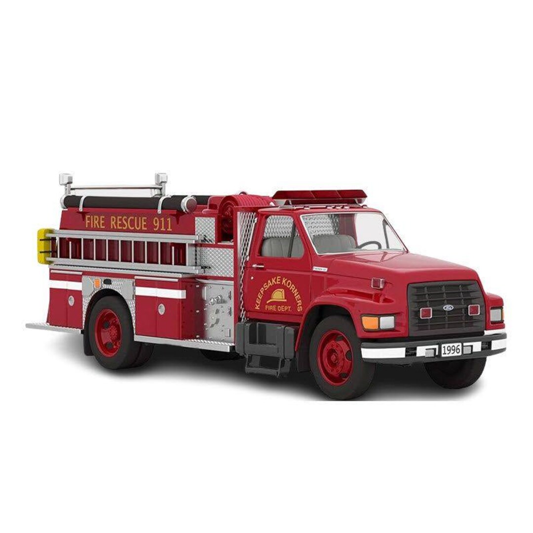 1996 Ford F-800 Fire Engine (fire Brigade) Hallmark Keepsake Christmas ...