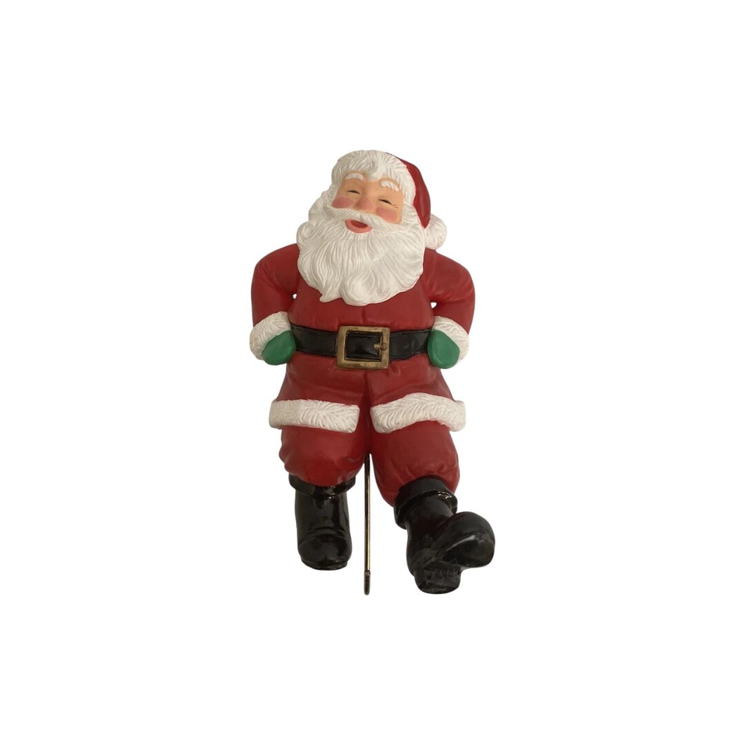 1988 Santa Claus - Stocking Hanger (santa Claus) VINTAGE Hallmark ...