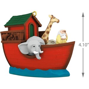 Noah's Ark (noah's Ark) Hallmark Keepsake Christmas Tree Ornament (QGO1322) + 80s 90s One ...