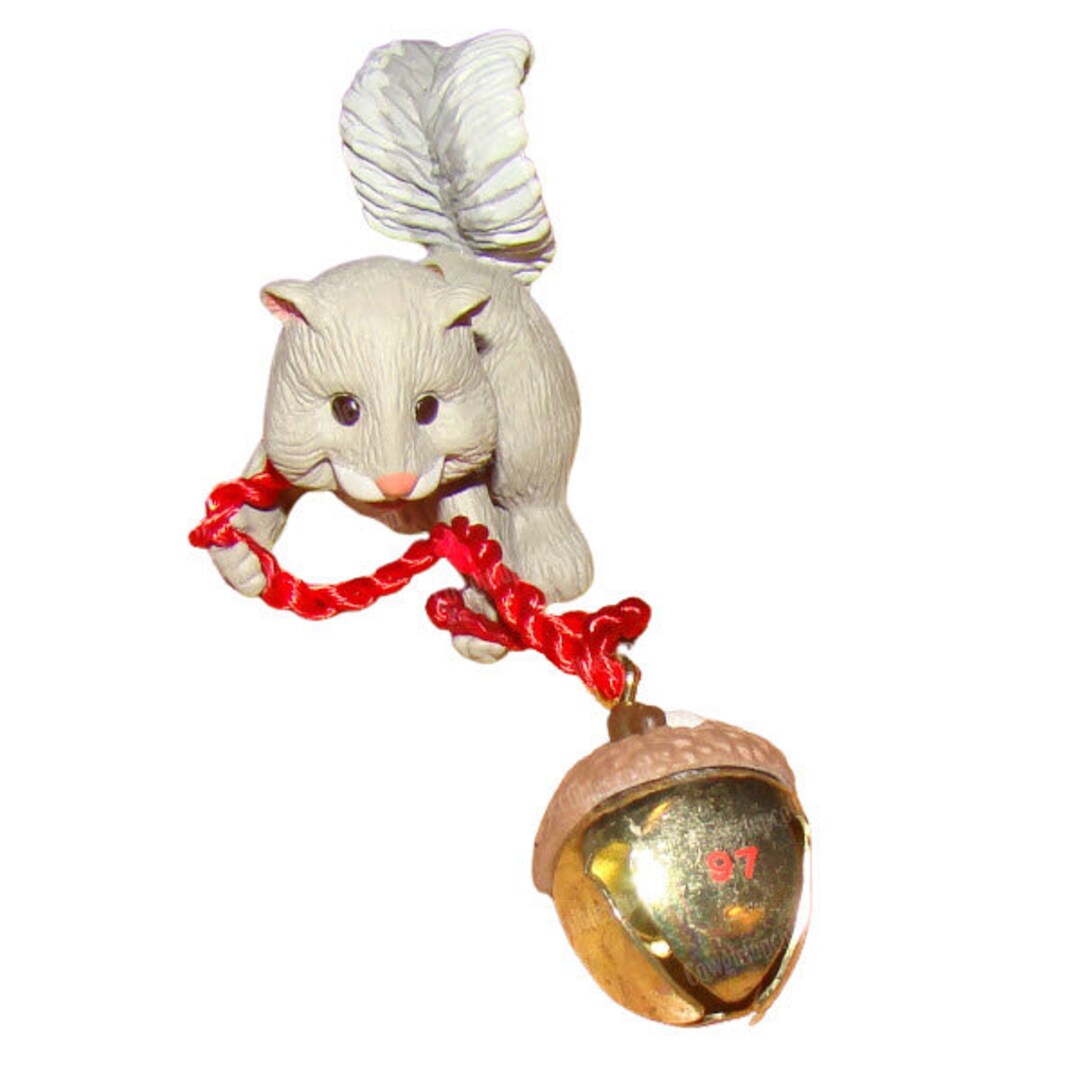 1997 Jingle Bell Jester (squirrel) Hallmark Keepsake Christmas Tree ...