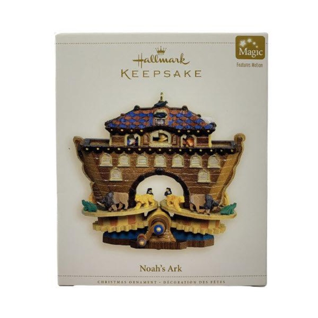 80s 90s One Vintage Ornament Noah's Ark Hallmark Keepsake Christmas Tree Ornament (QXG2676) NIB ...