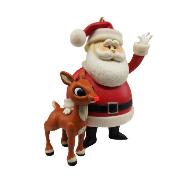 2004 Rudolph and Santa rudolph the Red-nosed Reindeer Hallmark Keepsake ...