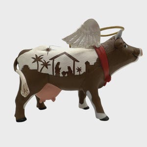Holy Cow (cow) Hallmark Keepsake Christmas Tree Ornament - QGO1636 ...