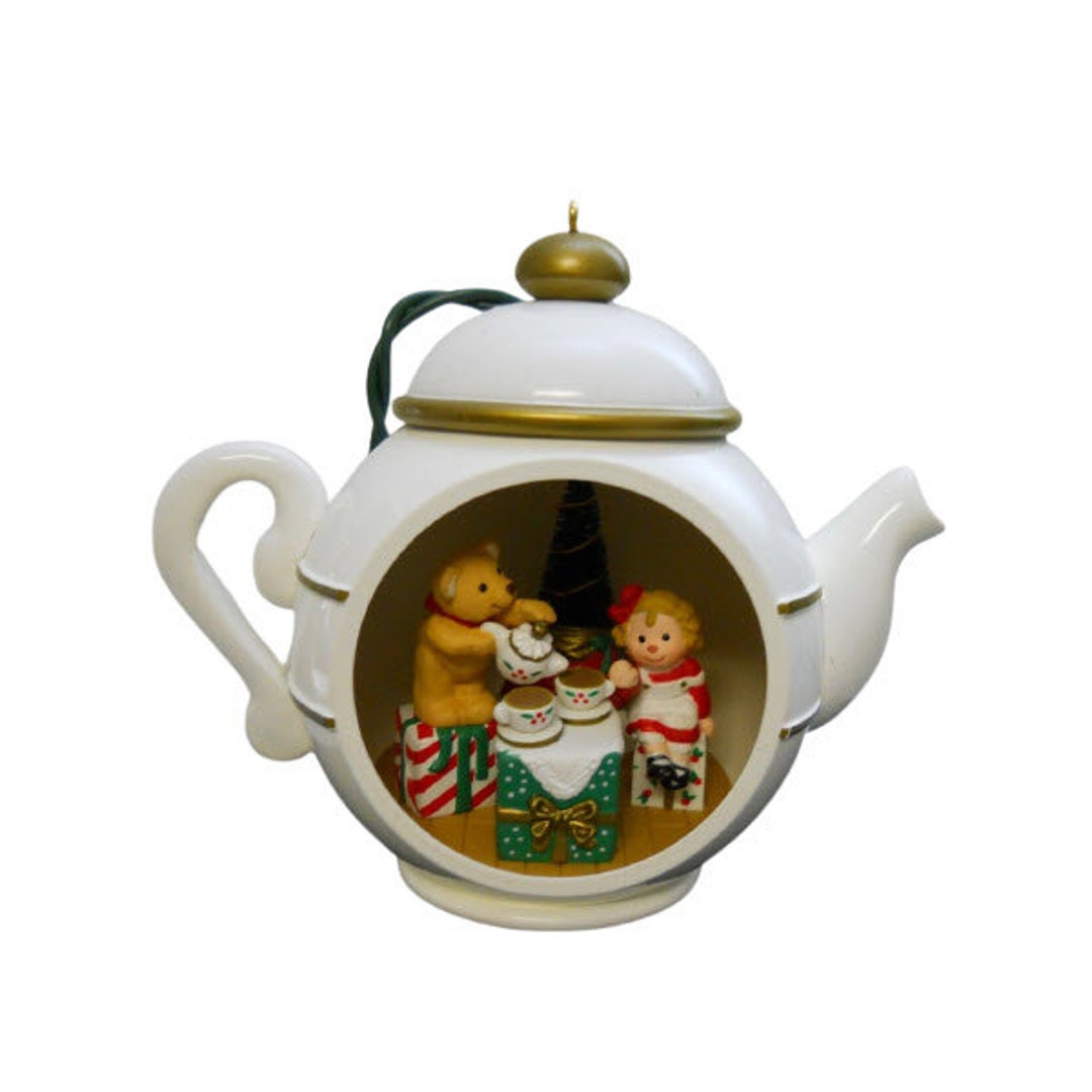 1997 Teapot Party (teapot) Hallmark Keepsake Christmas Tree Ornament ...