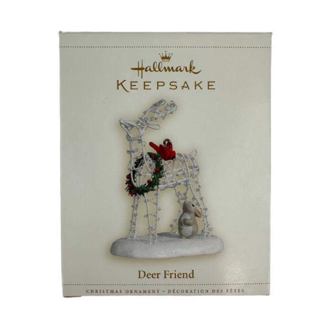80s 90s One Vintage Ornament + Deer Friend (reindeer) Hallmark Keepsake ...