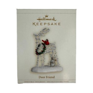 80s 90s One Vintage Ornament + Deer Friend (reindeer) Hallmark Keepsake ...