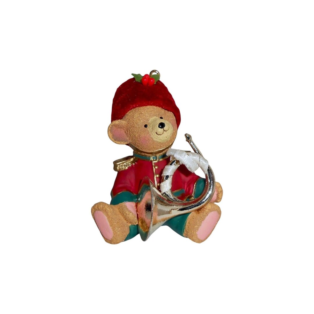2000 Marching to a Holiday Tune (teddy Bear) VINTAGE Carlton Cards ...