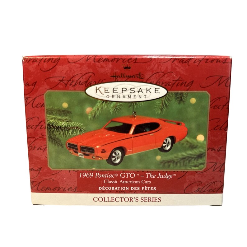 2000 1969 Pontiac GTO the Judge Hallmark Keepsake Christmas Tree ...