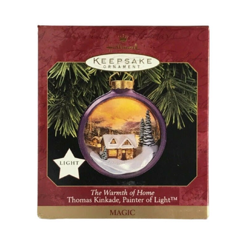 1997 the Warmth of Home (thomas Kinkade, Painter of Light) Hallmark ...