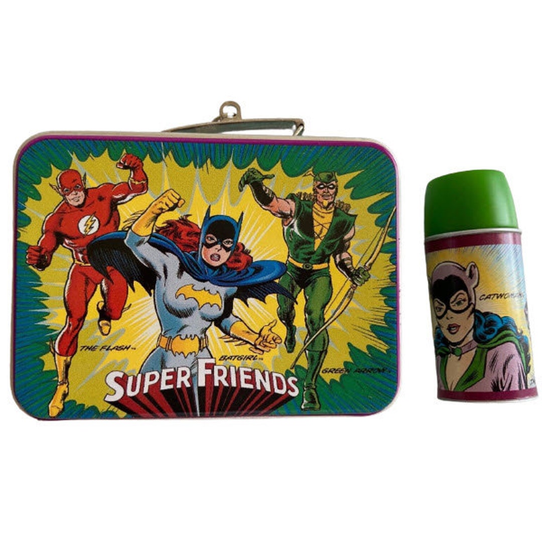 1999 Super Friends (lunch Box Set) Hallmark Keepsake Christmas Tree ...