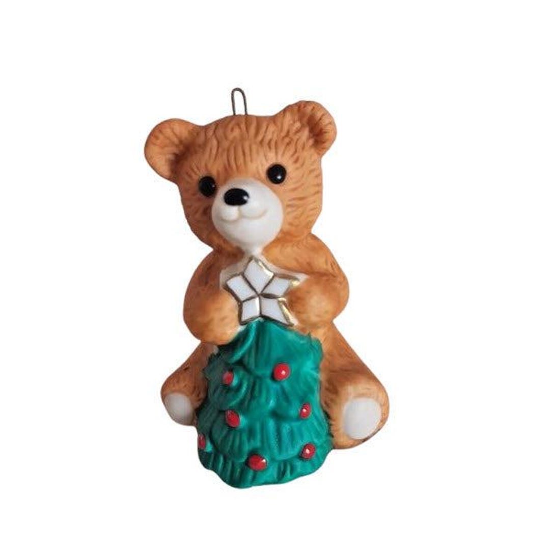 1990 Cinnamon Bear (teddy Bear) Hallmark Keepsake Christmas Tree ...