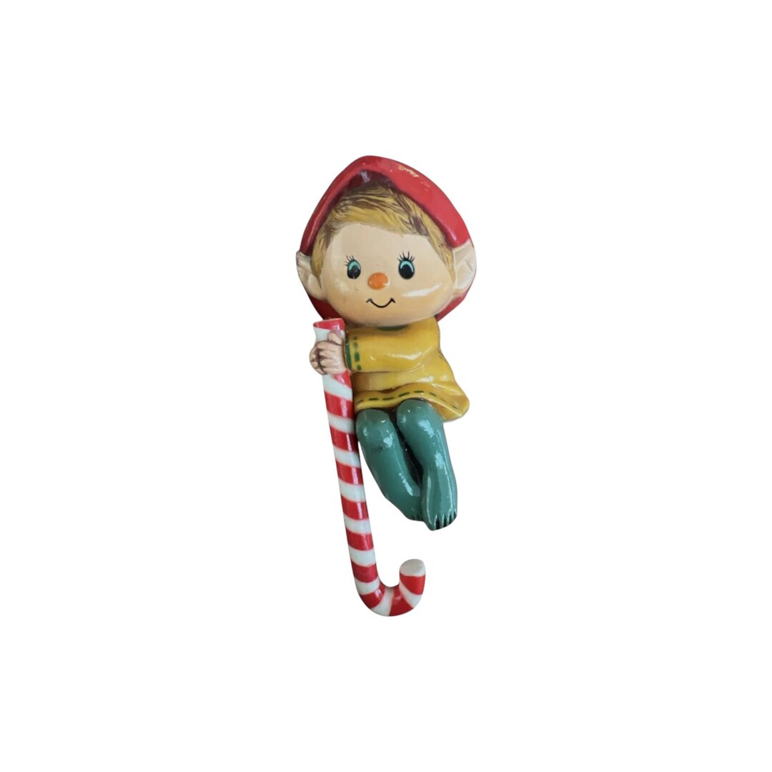 1984 Elf - (stocking Hanger) VINTAGE Hallmark Keepsake Collectible ...