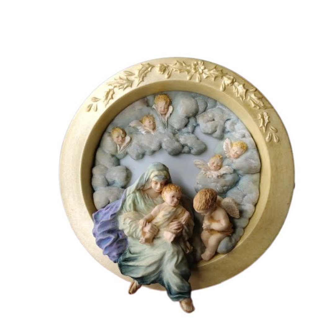 1997 Madonna and Child Hallmark Keepsake Christmas Tree Ornament ...