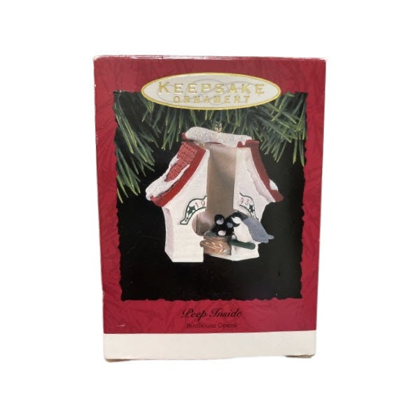 1993 Peep Inside (birdhouse Opens) Hallmark Keepsake Christmas Tree ...