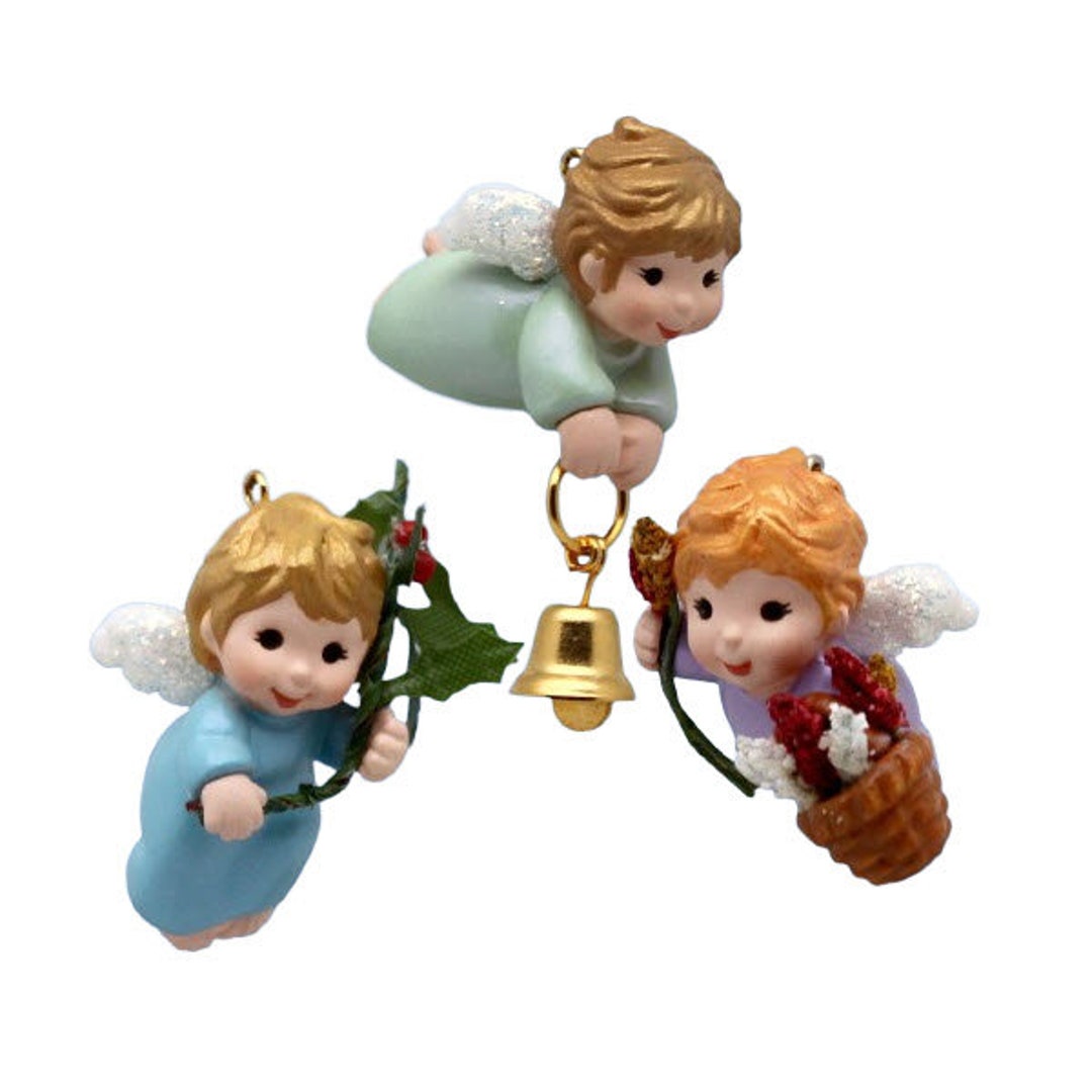 2005 Angelic Trio Hallmark Keepsake Christmas Tree Miniature Ornament ...