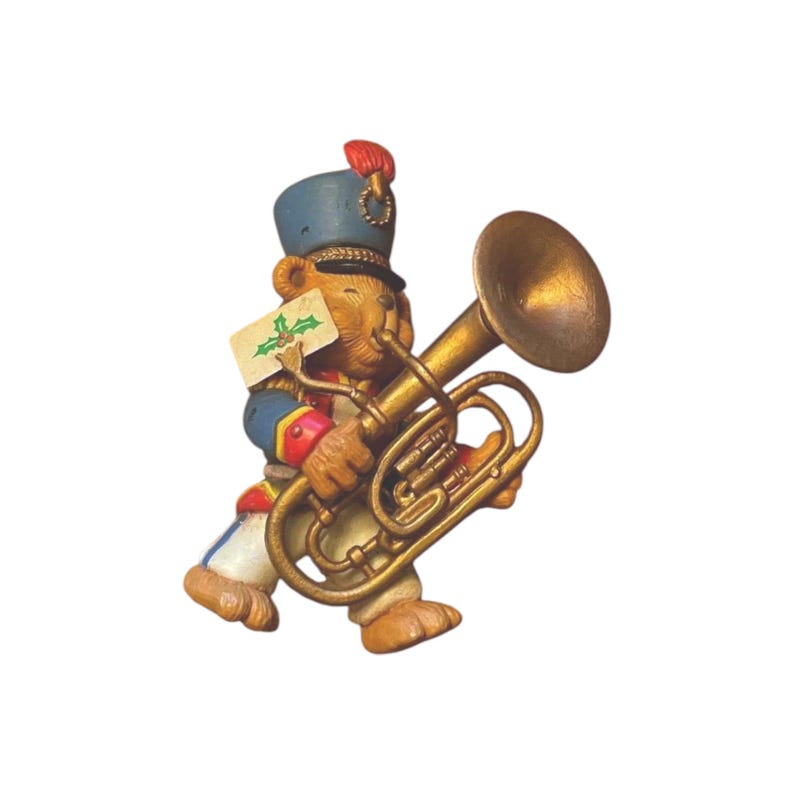 1991 Tuba Tootin’ Teddy (teddy Bear Music) VINTAGE Enesco Treasury ...