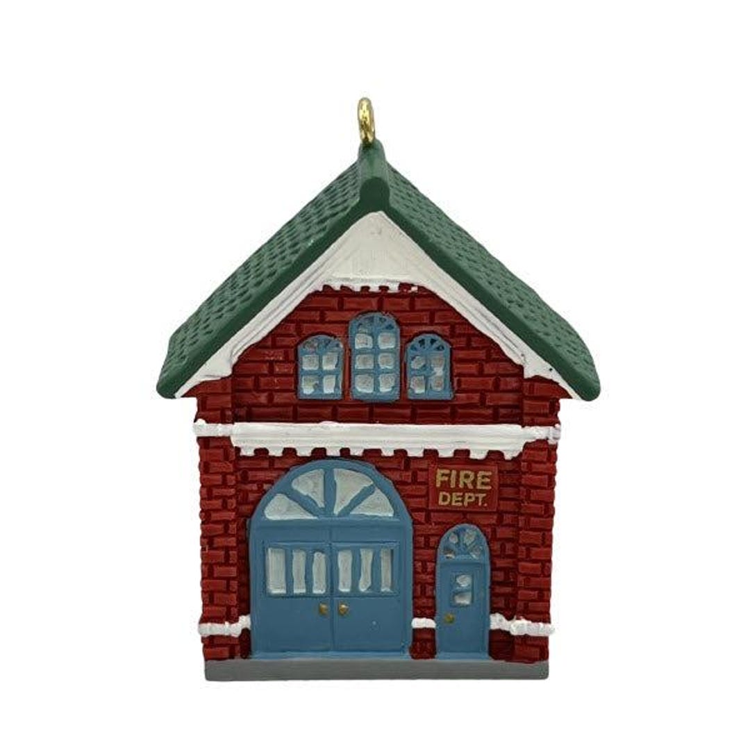 80s 90s One Vintage Ornament Firehouse No. (miniature Fire Brigade ...