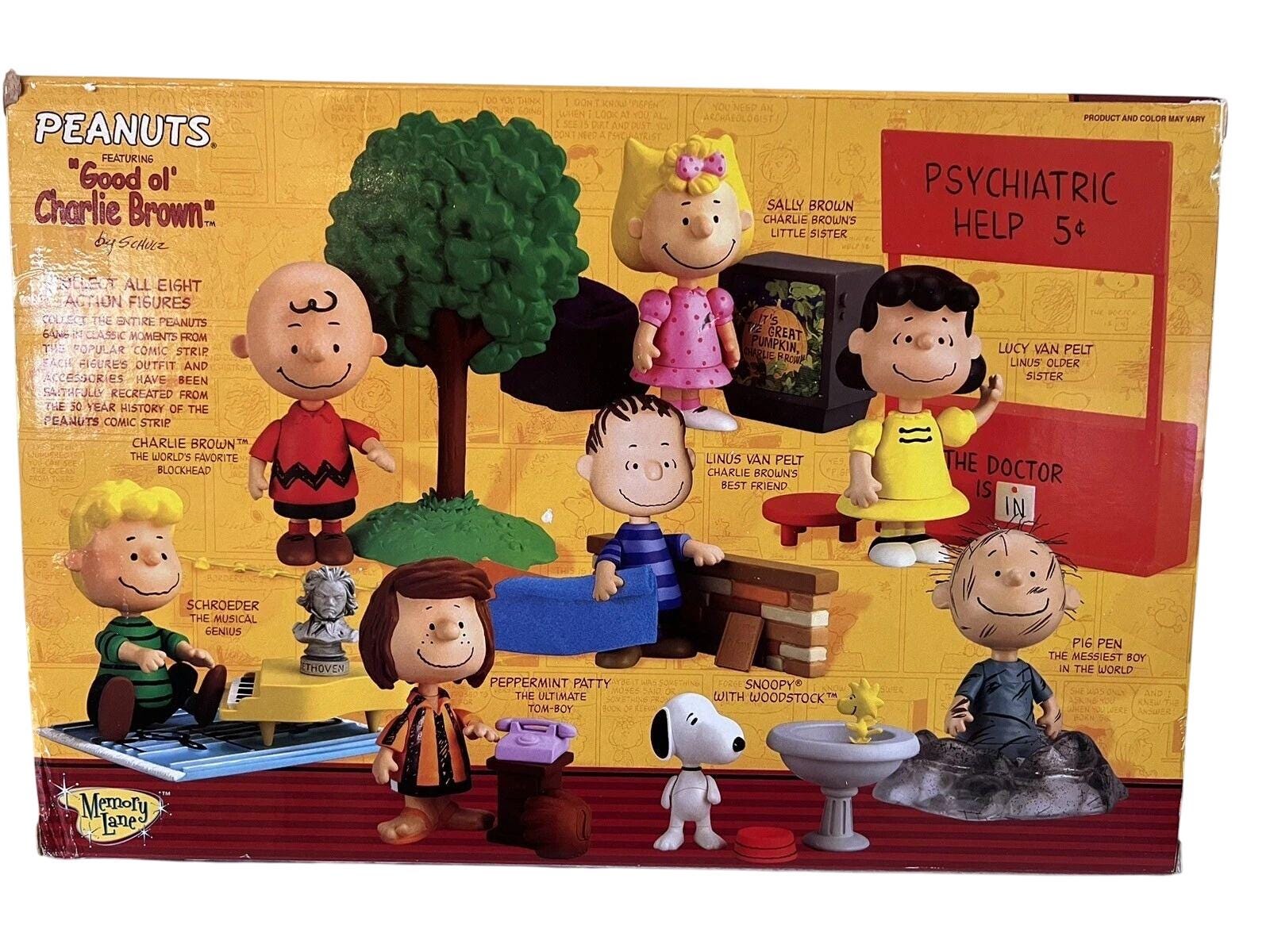 2002 Memory Lane PEANUTS Good Ol Charlie Brown Sally Charlie Linus ...
