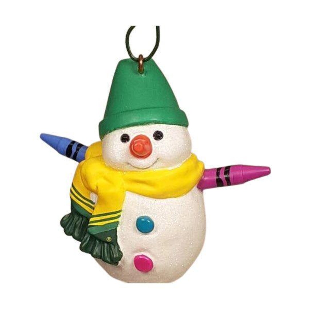 Rainbow Snowman (crayola Crayons) Hallmark Keepsake Christmas Tree ...