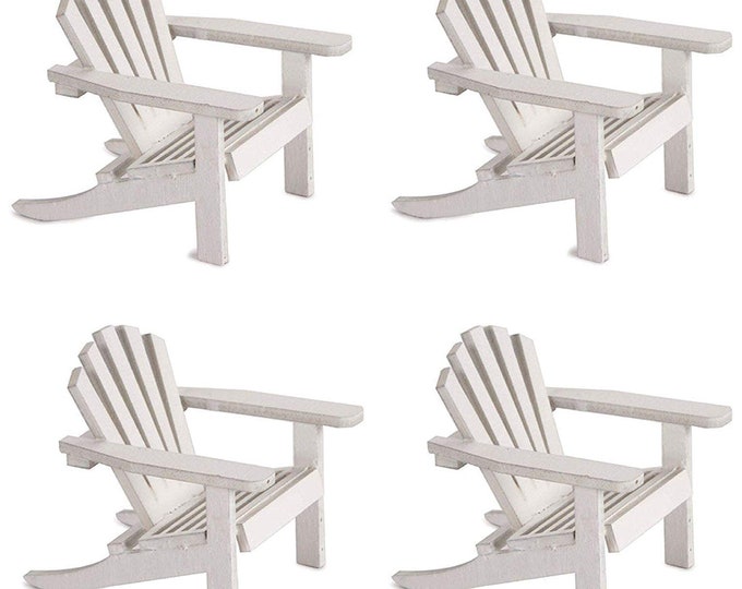 Miniature Adirondack Chair Fairy Beach Garden Supply Beach - Etsy