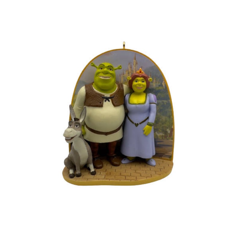 2005 Shrek and Princess Fiona (shrek) Hallmark Keepsake Christmas Tree ...