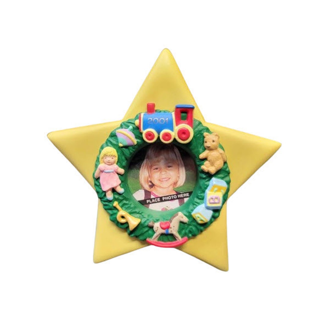 2001 All-star Kid (photo Holder) Hallmark Keepsake Christmas Tree ...