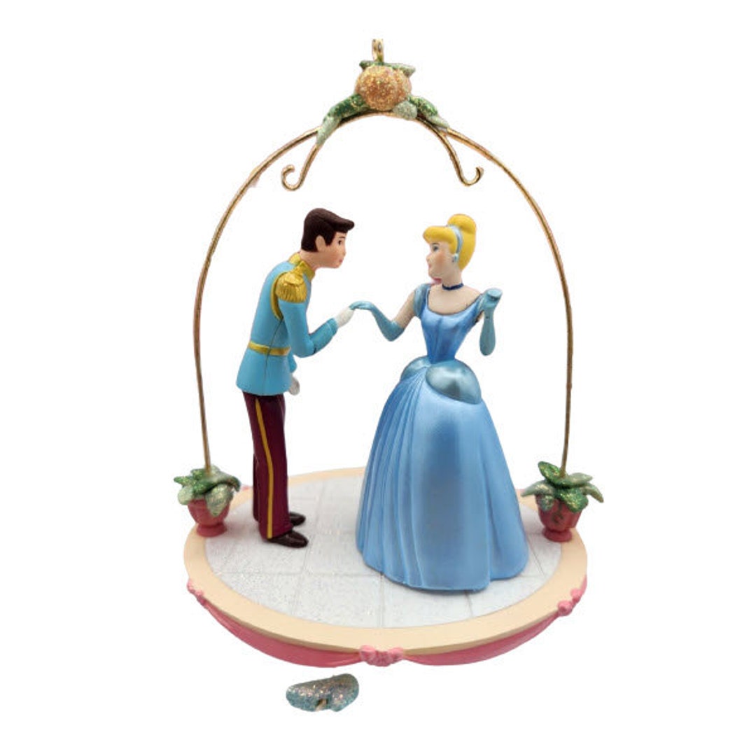 2003 Disney Cinderella and Prince Charming Hallmark Keepsake Christmas ...