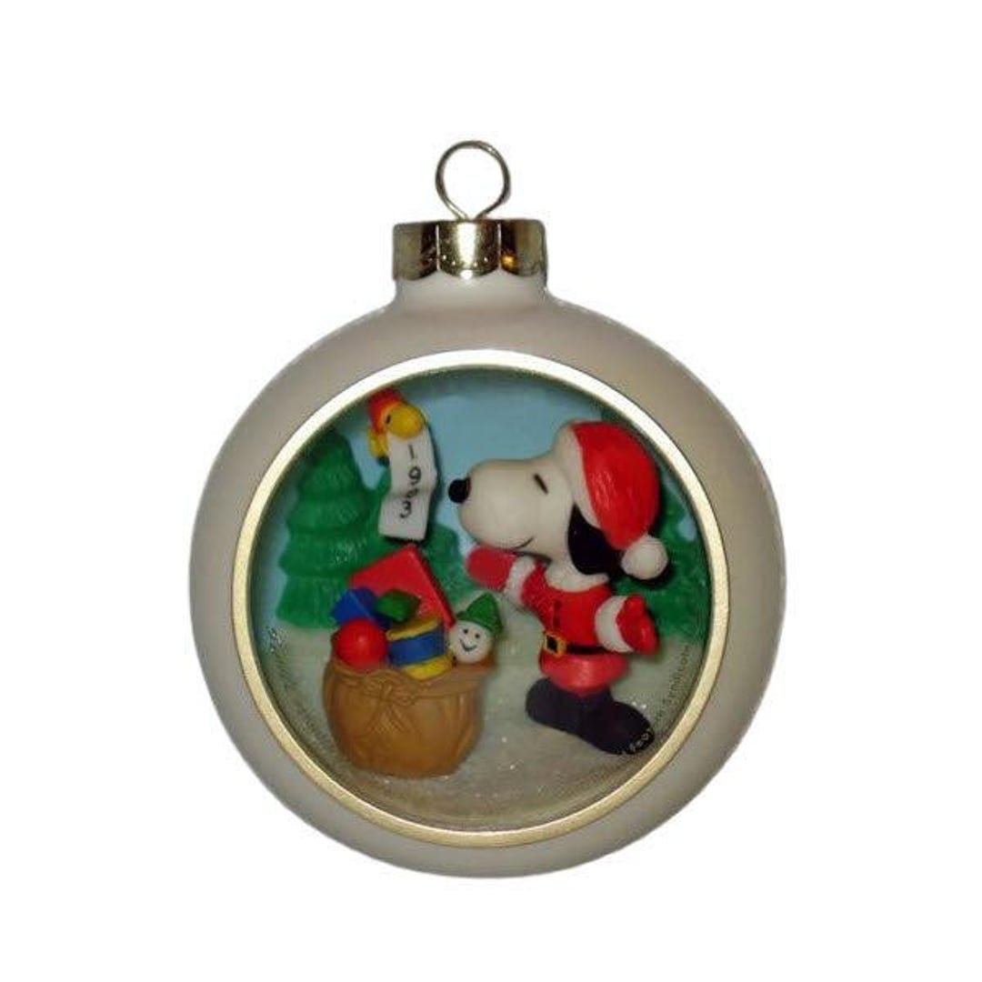 1983 Snoopy - Panorama Ball (peanuts) Hallmark Keepsake Christmas Tree ...