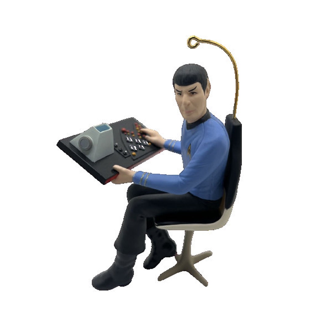 1996 Star Trek Mr. Spock Hallmark Keepsake Christmas Tree Ornament ...