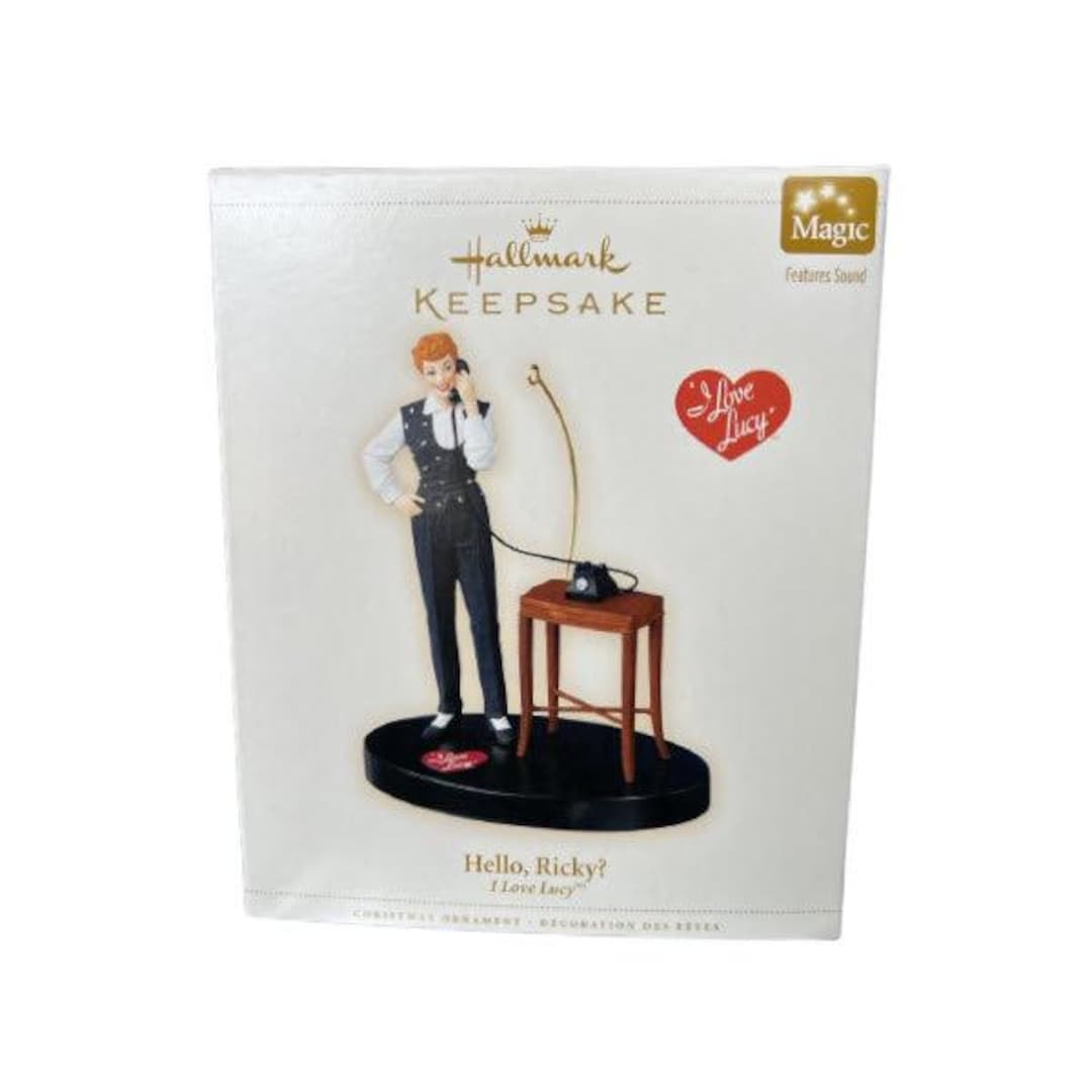 80s 90s One Vintage Ornament Hello, Ricky? (I Love Lucy) Hallmark ...