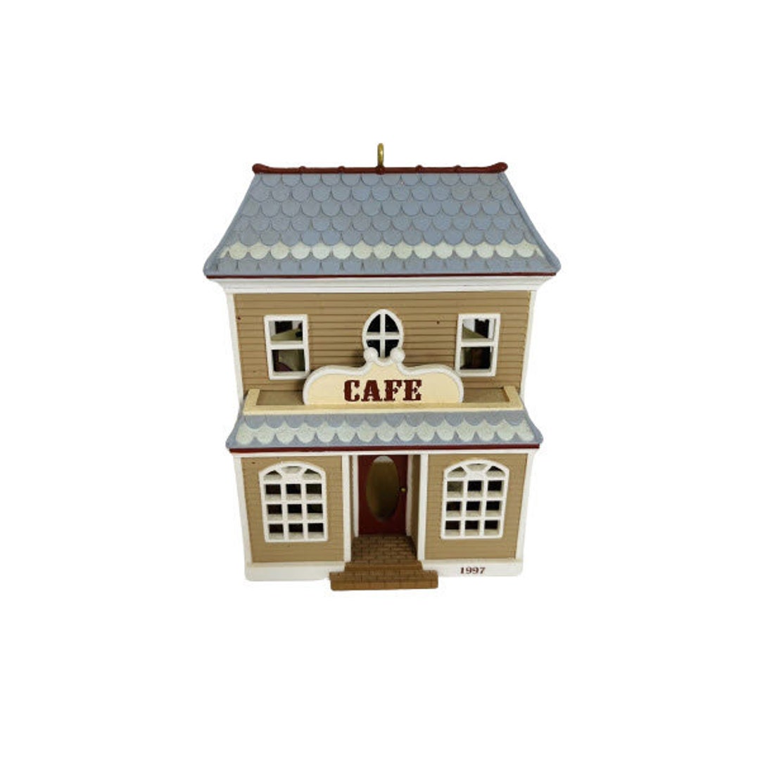 1997 (cafe Nostalgic Houses and Shops) Hallmark Keepsake Christmas Tree ...