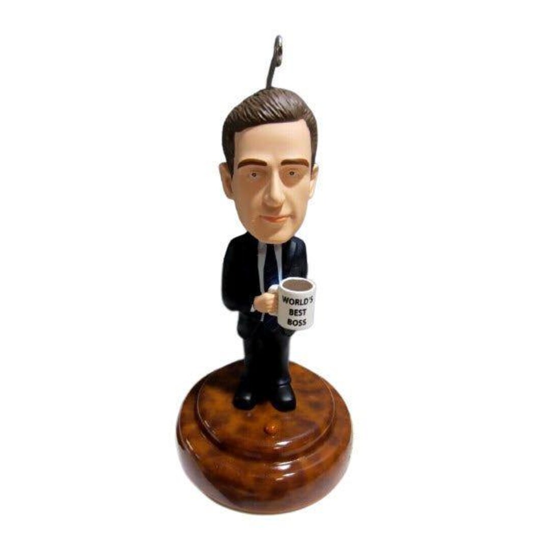 Michael Scott Bobblehead (the Office) Hallmark Keepsake Christmas Tree ...