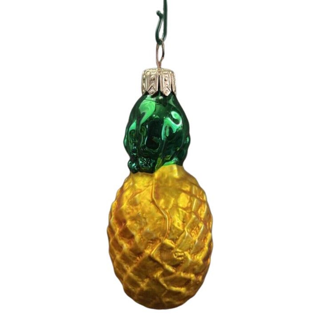2000 Li'l Pineapple (blown Glass) Hallmark Keepsake Christmas Tree ...