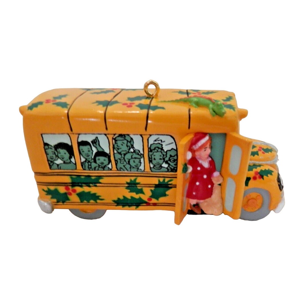 1995 the Magic School Bus Hallmark Keepsake Christmas Tree Ornament ...