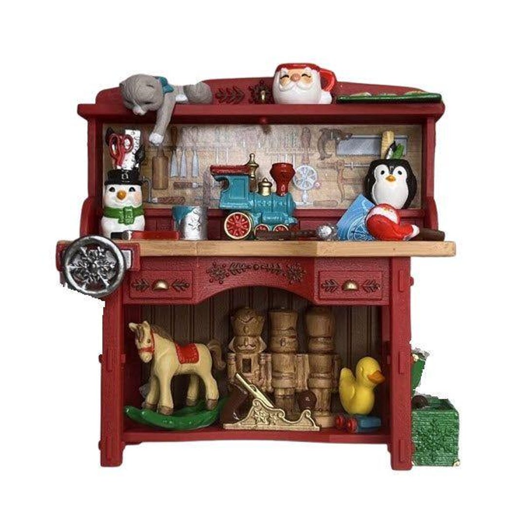 Santa's Workbench (santa Claus) Hallmark Keepsake Christmas Tree ...