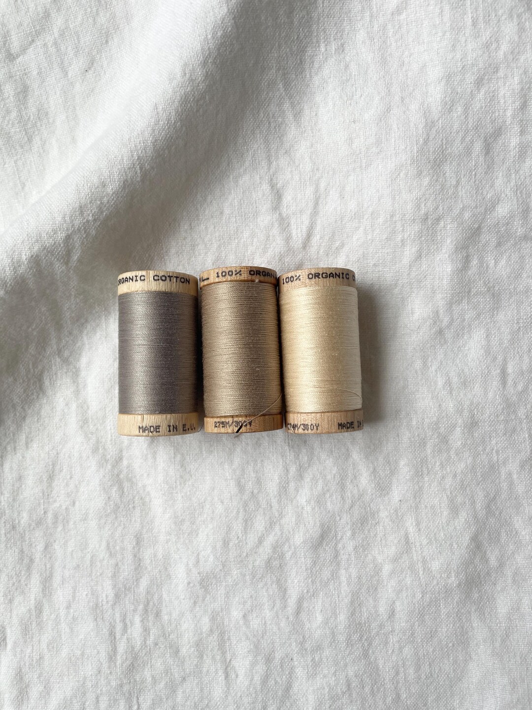 Organic Cotton Sewing/embroidery Thread Set - Gentle Tones - Etsy