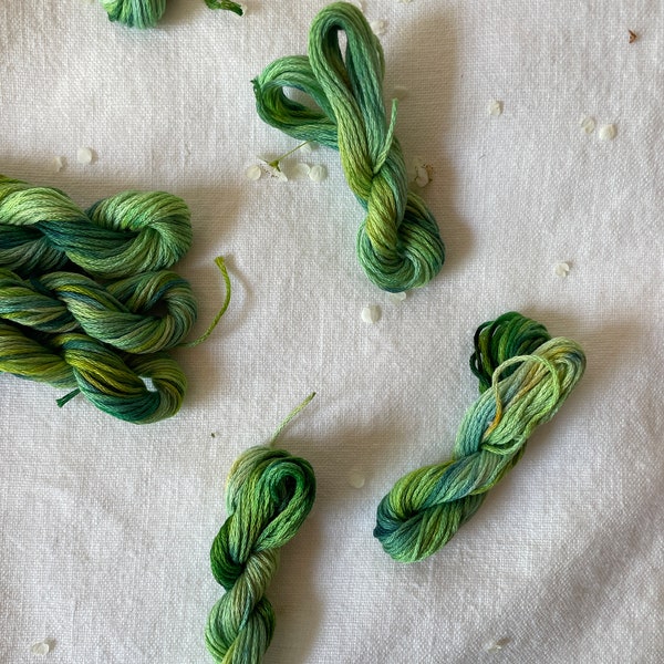 Variegated Green - Etsy