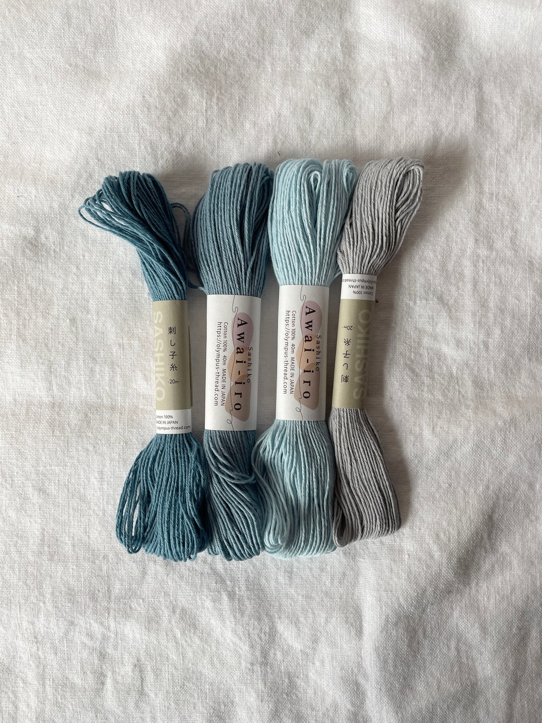 Bundle of Japanese Sashiko Threads - Etsy
