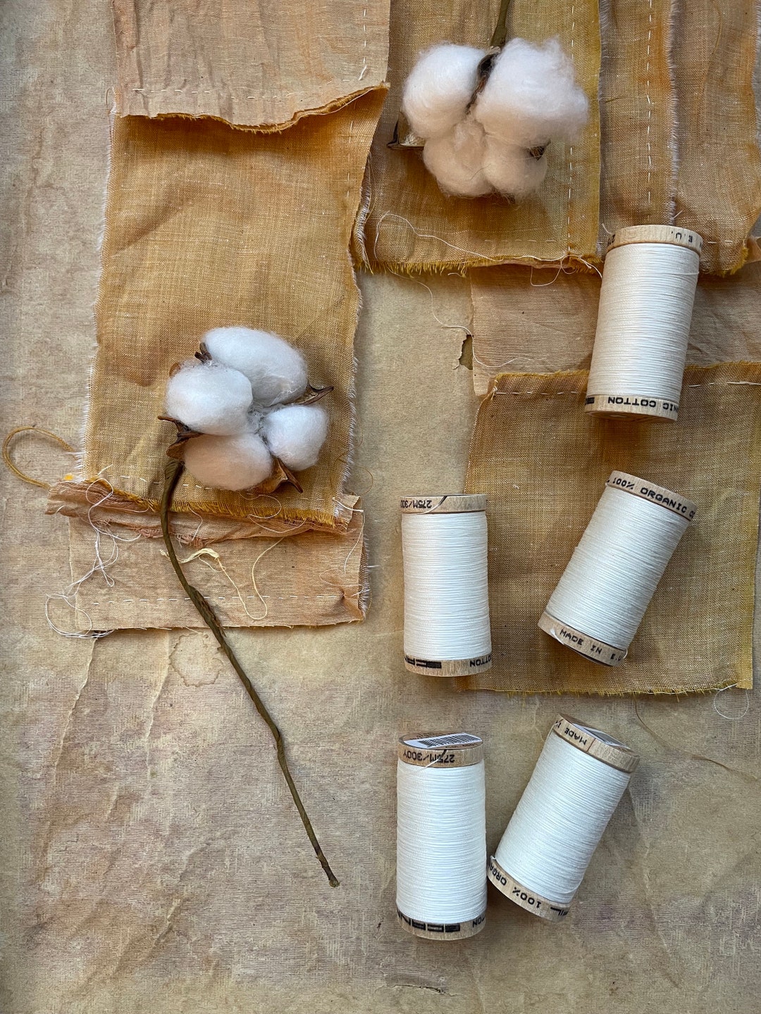 Organic Cotton Sewing/embroidery Thread White Eco Friendly - Etsy