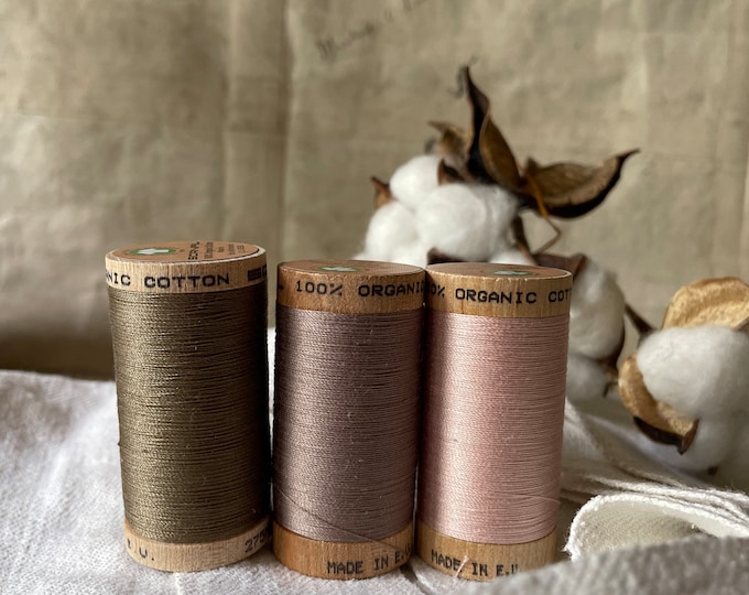 Organic Cotton Sewing/embroidery Thread Set - Blush - Etsy