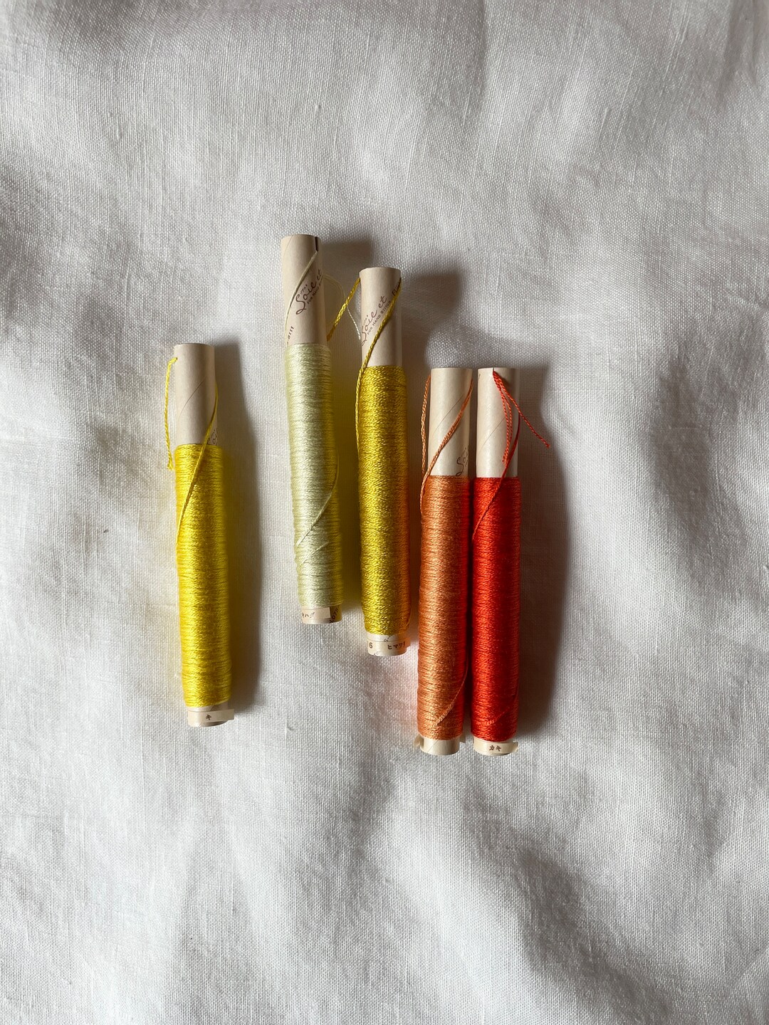 Set of Luscious Silk Hand Embroidery Thread 5x16 Yard - Etsy