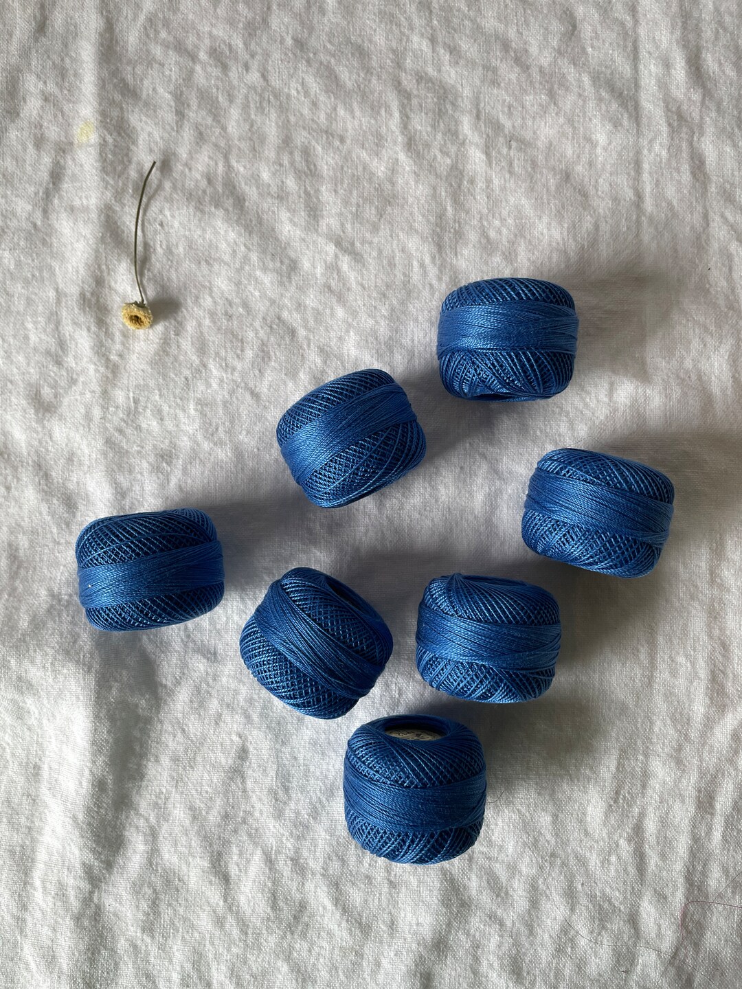 Royal Blue Pearl Cotton Embroidery Thread - Etsy